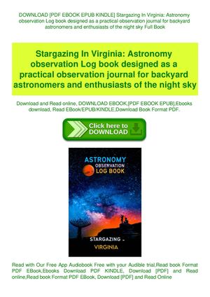 Calaméo - Stargazing In Virginia Astronomy Observation Log Book ...