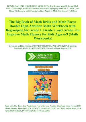 Calaméo - The Big Book Of Math Drills And Math Facts Double Digit ...