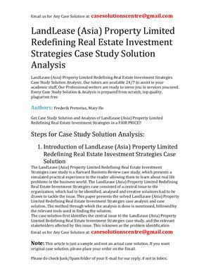 Calaméo - LandLease (Asia) Property Limited Redefining Real Estate ...