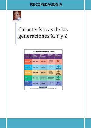 Calaméo - Características De Las Generacions X, Y Y Z
