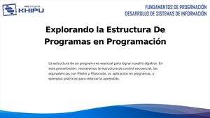 Calaméo - S14 Explorando La Estructura De Programas En Programacion