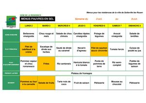 Calaméo - Menus RPA Pauvre En Sel Octobre 2023