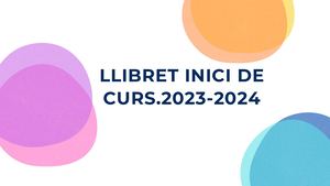 Calaméo - Llibret Inici De Curs 2023 2024