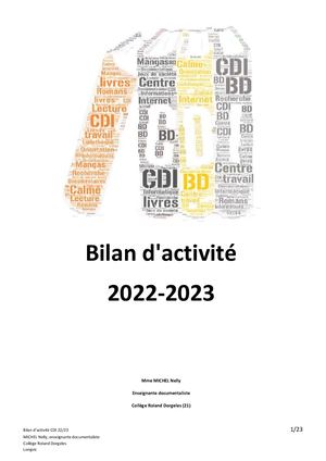 Calaméo - Bilan Activite 2023