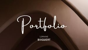 Calaméo - Portfolio 2023 - Loriane BIXQUERT