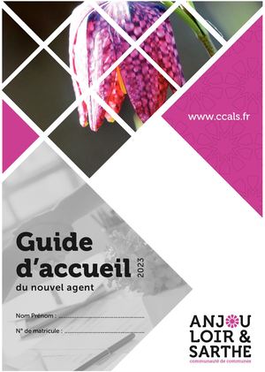 Calaméo - Guide Accueil nouvel agent titulaire