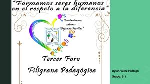 Calaméo - Album sobre el foro filiograna pedagogico-Dylan velez 9°1