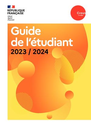 Calaméo - Guide de l'étudiant 2023/2024