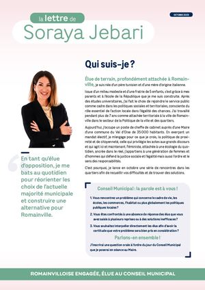 Calaméo - La lettre de Soraya JEBARI