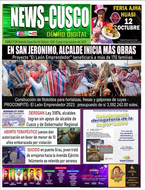 Calaméo - NEWS CUSCO 6 De Octubre 2023