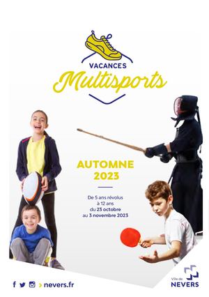 Calaméo - Livret Vacances Multisports Automne 2023