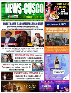 Calaméo - NEWS CUSCO 11 De Octubre 2023