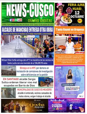 Calaméo - NEWS CUSCO 12 De Octubre 2023