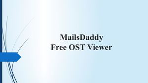Calaméo - MailsDaddy Free OST Viewer
