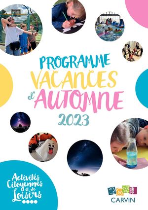 Calaméo - Vacances d'automne 2023