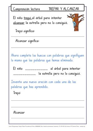 Calaméo - Comprensión Nuevo Vocabulario Por Claves De Contexto