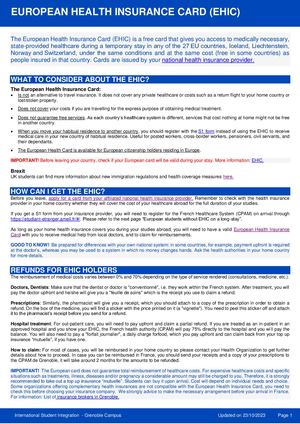 Calaméo - Health - European Health Insurance Card (Ehic)