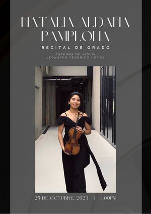 Calaméo - Programa de Mano - Recital de Grado