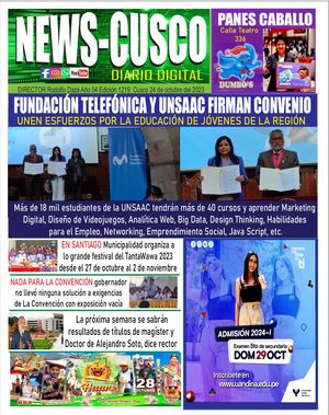 Calaméo - NEWS CUSCO 24 De Octubre 2023