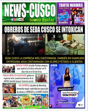 Calaméo - NEWS CUSCO 26 De Octubre 2023