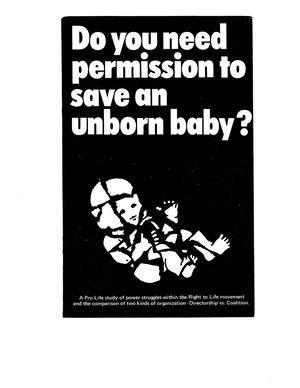 Calaméo - Do you need permission to save an unborn baby?