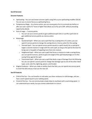 Calaméo - Sea Elf Sorcerer Supplement