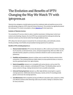 Calaméo - The Evolution And Benefits Of Iptv