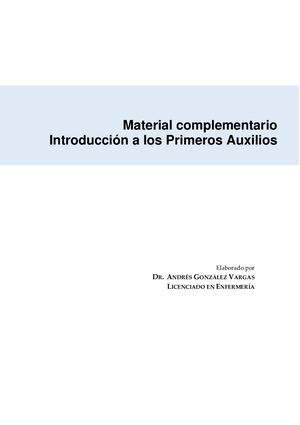 Calaméo - Material Complementario Unidad 1 Introducción A Los Primeros Auxilios