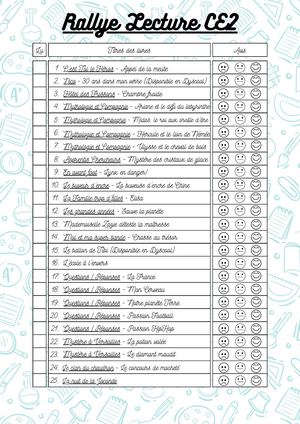 Calaméo - RALLYE LECTURE - CE2