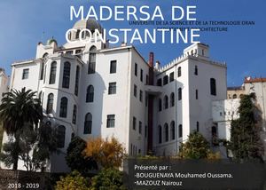 Calaméo - medersa costantine