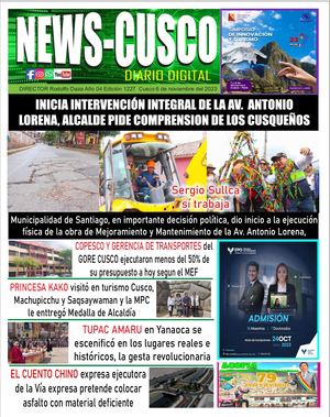 Calaméo - NEWS CUSCO 6 De Noviembre 2023