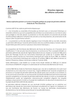 Calaméo - Notice Explicative EP PDA Le Thor 84