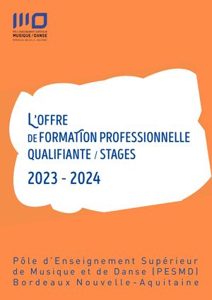 Calaméo - Formation Continue • Catalogue Stages 2023/2024 • PESMD Bdx ...