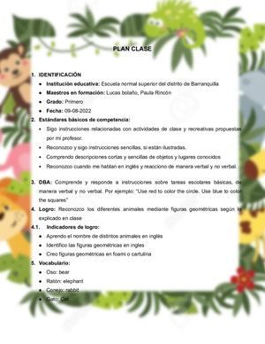 Calaméo - Plan Clase Lucas Y Paula