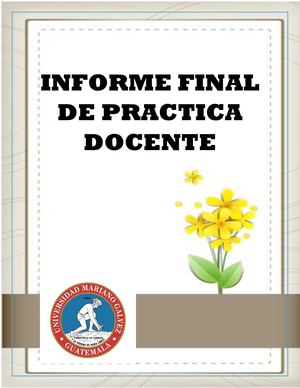 Calaméo - Informe Final de Práctica Docente