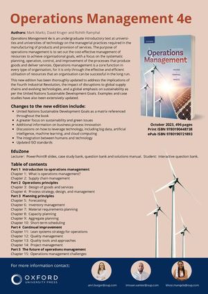 Calaméo - Operations Management 4e