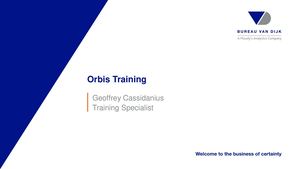 Calaméo - Orbis Quick User Guide 2019