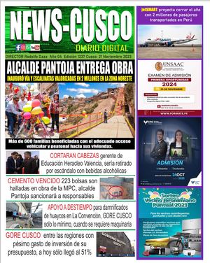 Calaméo - NEWS CUSCO 21 De Noviembre 2023