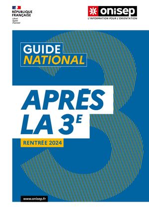 Calaméo - Guide Apres 3e 2024 V2