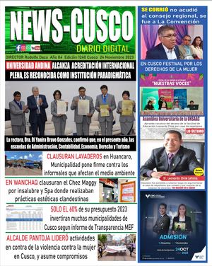 Calaméo - NEWS CUSCO 24 De Noviembre 2023