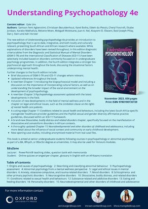 Calaméo - Understanding Psychopathology 4e