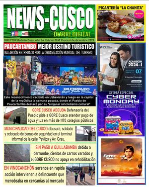 Calaméo - NEWS CUSCO 6 De Diciembre 2023