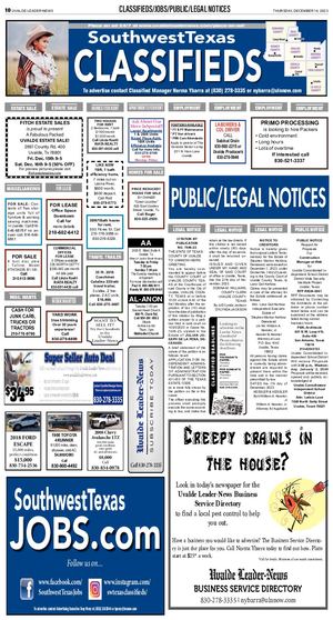 Calaméo - Classifieds 121423