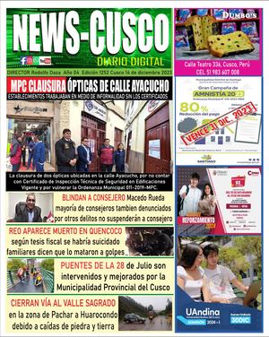 Calaméo - NEWS CUSCO 14 De Dic 2023
