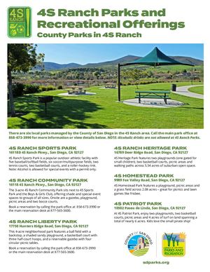 Calaméo - 4S Ranch Recreational Parks: January - March 2024