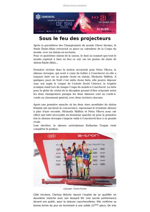 Calaméo - CP - Sous le feu des projecteurs