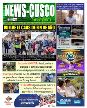 Calaméo - NEWS CUSCO Viernes 29 De Diciembre 2023