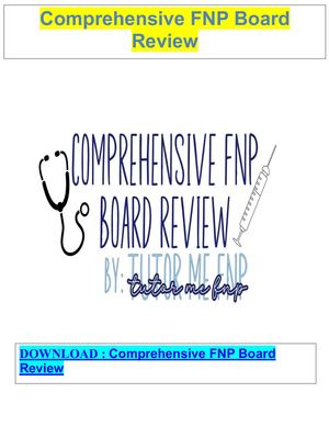 Calaméo - Comprehensive Fnp Board Review