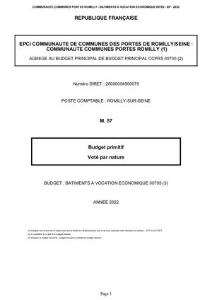 Calaméo - BP 2022 - Budget Bâtiments économiques