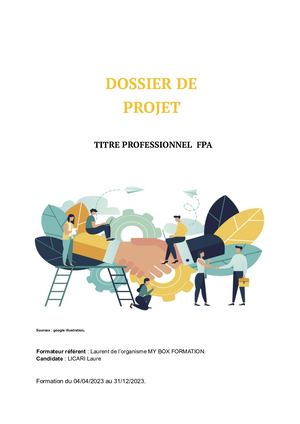 Calaméo - Dossier De Projet (4)